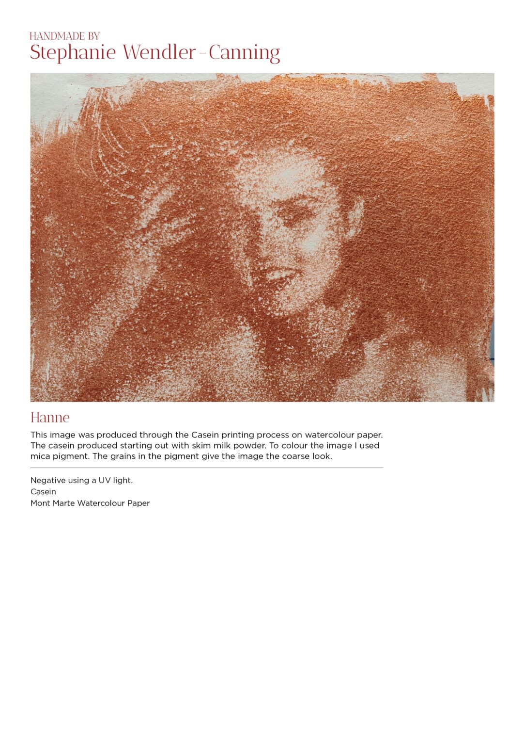 Analogue exhibitor Stephanie Wendler-Canning 2025 – Melbourne Camera Club